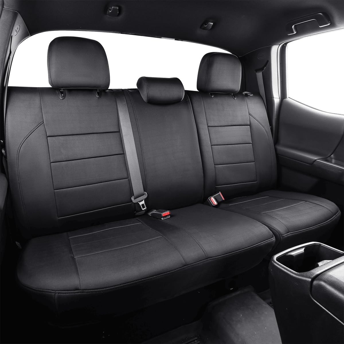 Amazon.com: EKR Custom Fit Tacoma Rear Car Seat Covers for Select ...