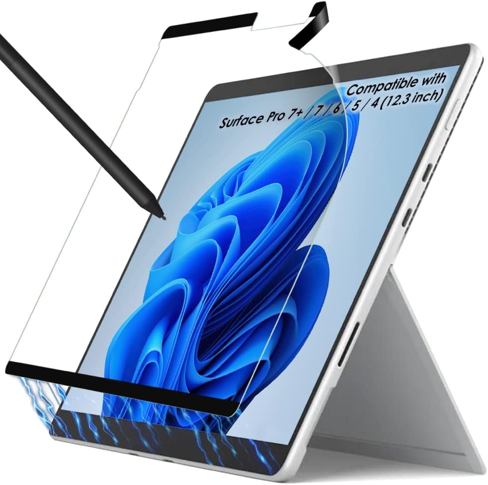 Amazon.com: iCarez Matte Screen Protector for Surface Pro 7 / Surface ...