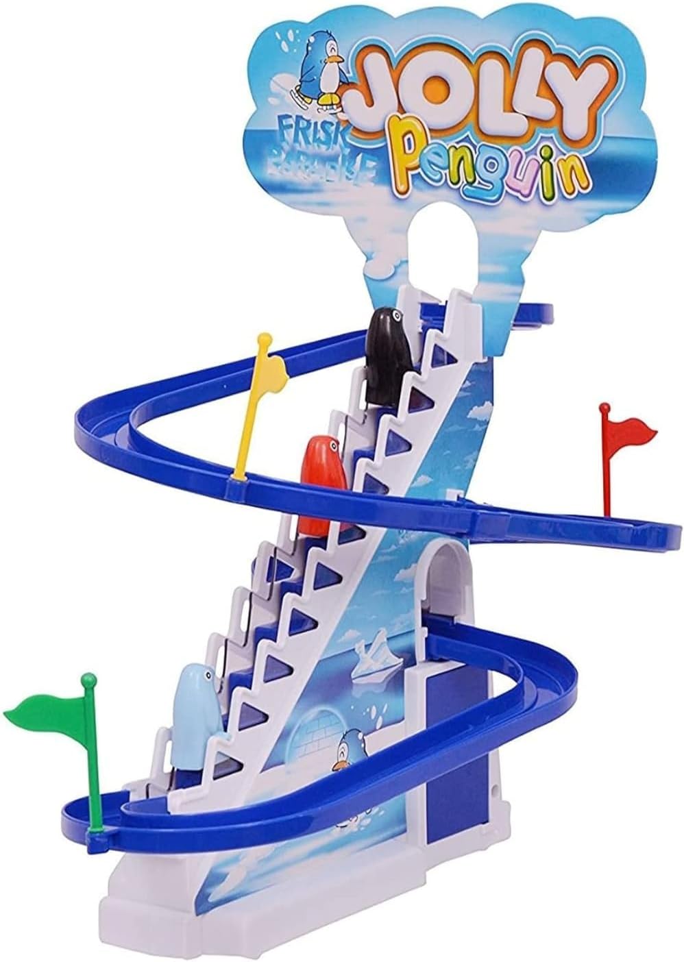 Goyal's Big Size Penguin Slide Toy Set, Funny Automatic Stair-Climbing ...
