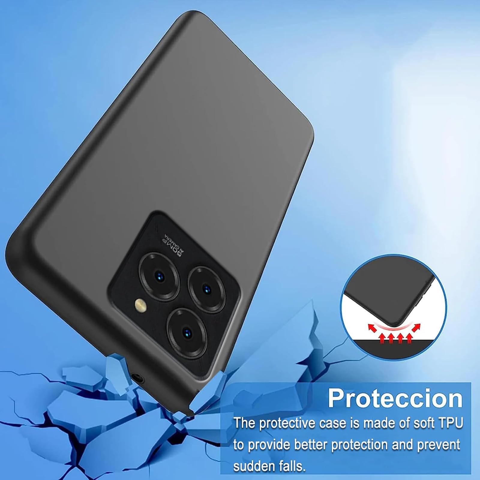 HuiYouMY 2-in-1 Case Compatible With Ulefone Note 20 Pro Cover