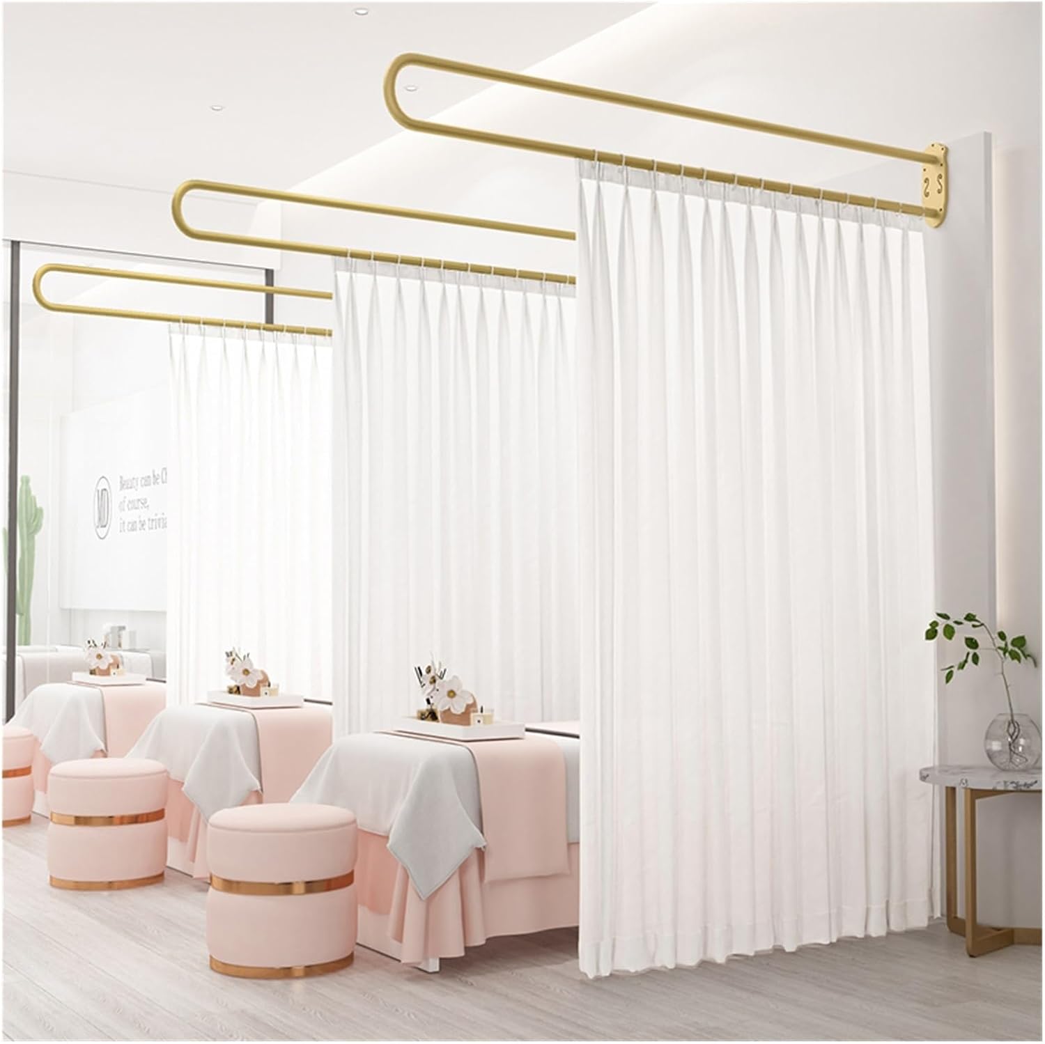 Amazon.com - Privacy Partition Curtains for Bedroom Fitting Room Beauty ...