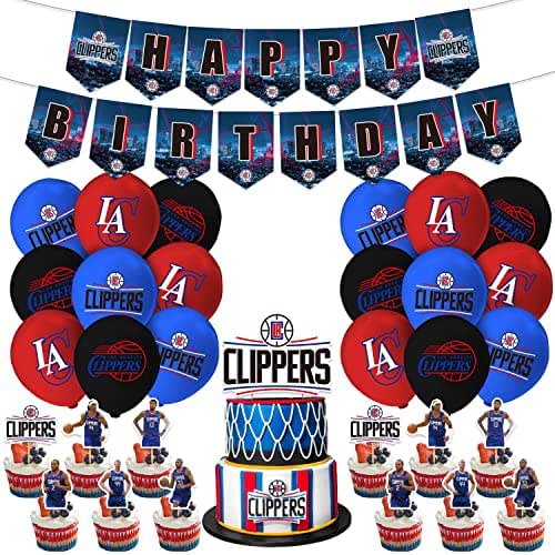 Amazon.com: Los Angeles Clippers Birthday Party Decorations NBA ...
