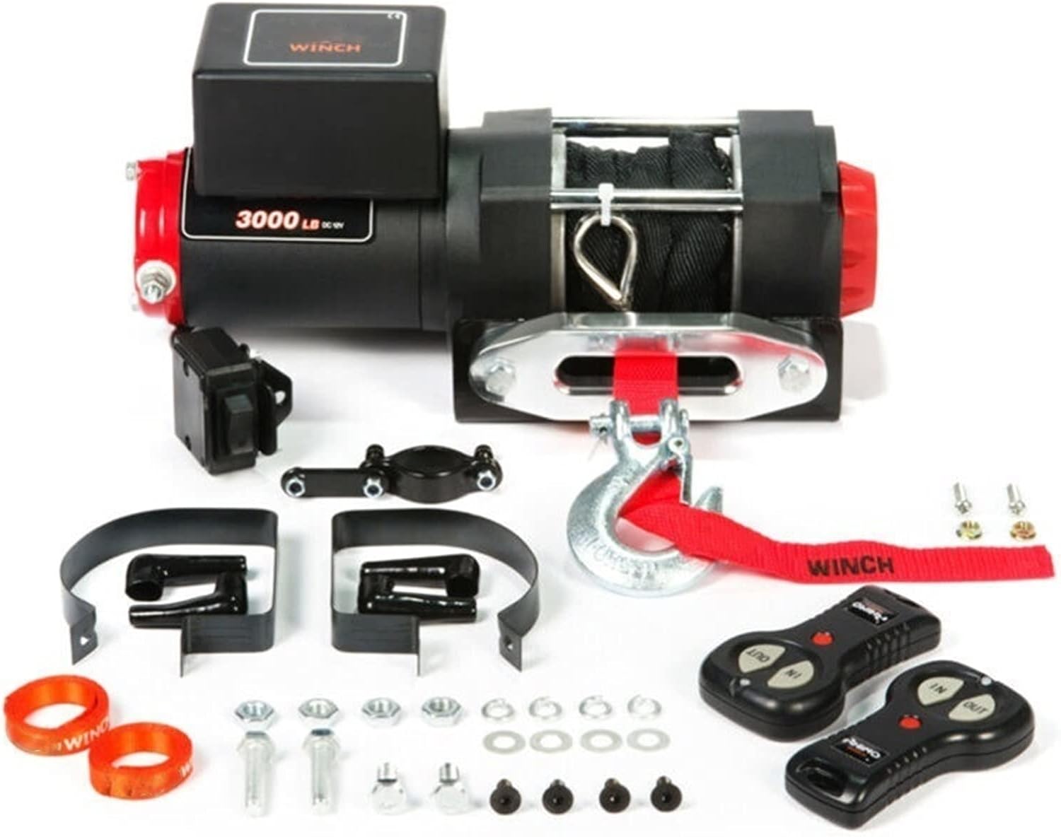 Amazon.com: KIRANDY 12V Off-Road Car ATV Electric Winches Electric ...