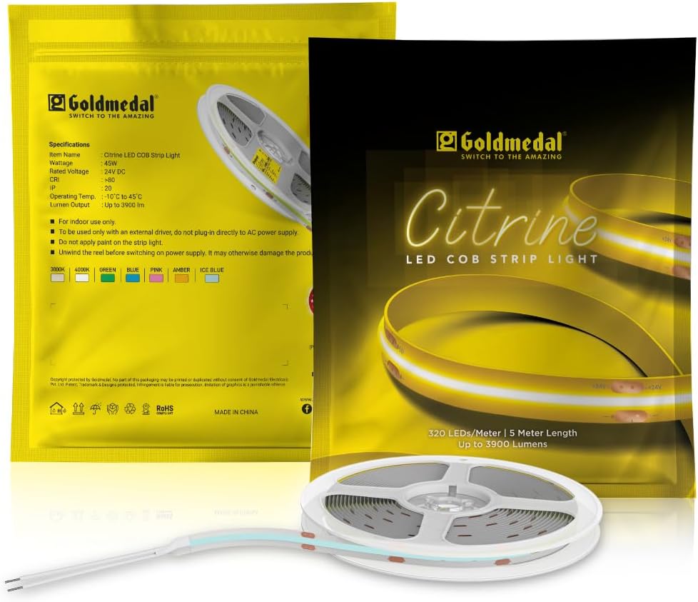 Goldmedal Champion 55W 2835 IP20 (5Mtr) LED Strip Light with 240 LEDs ...