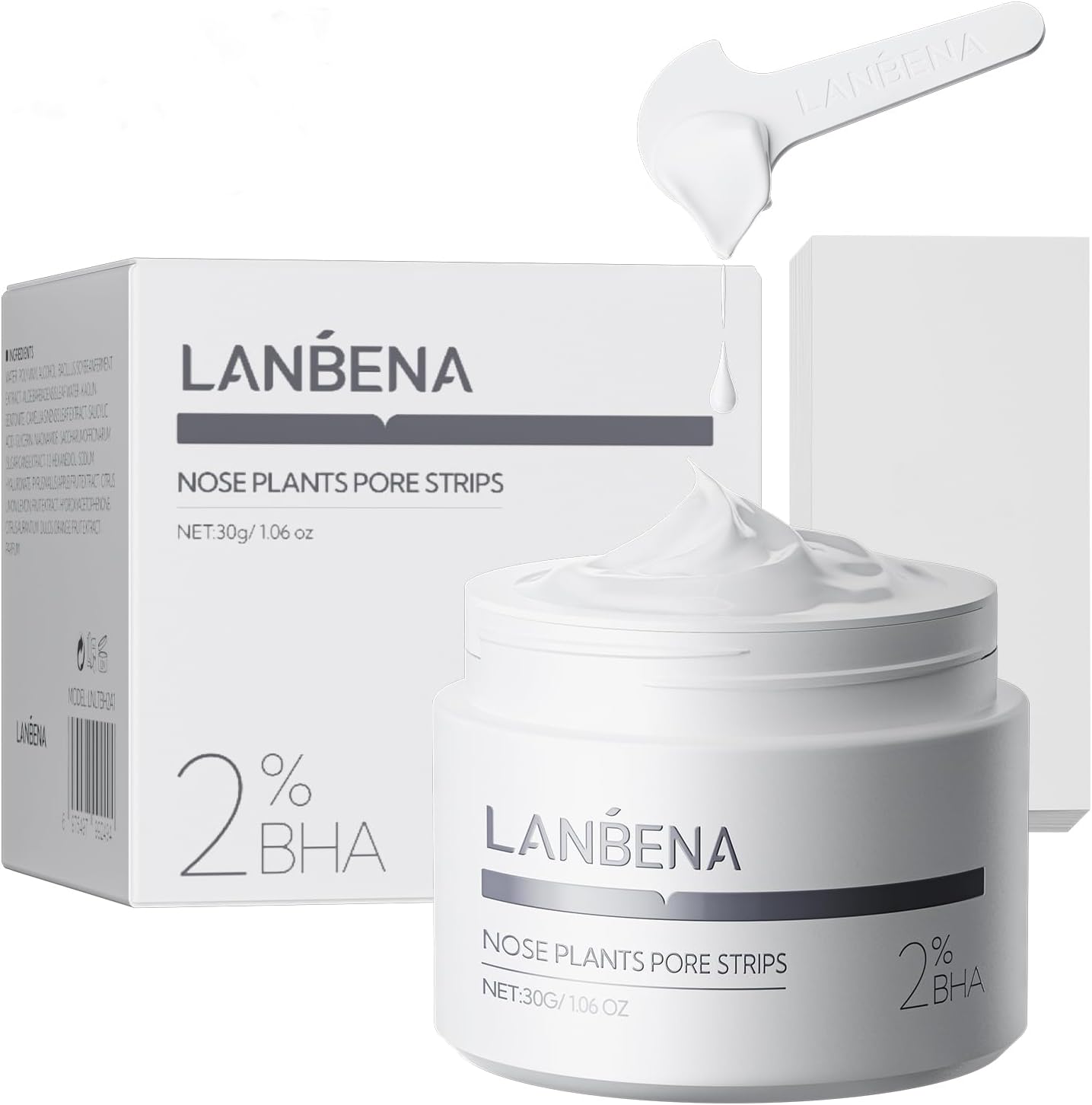 Amazon.com : LANBENA 2.0 Salicylic Acid Blackhead Remover Mask, Nose ...