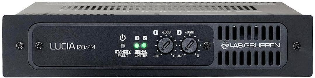 Lab.gruppen Lucia 120/2M | 4x4 Mix Matrix 2x60 Watt DSP Power Amplifier ...