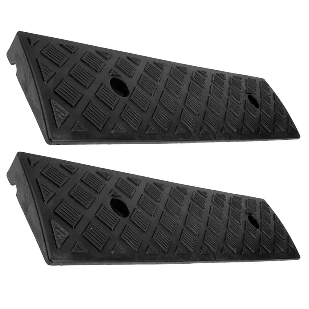Curb Ramps for Driveway 2pcs Driveway Hose Protector Vehicle ramps shed ...