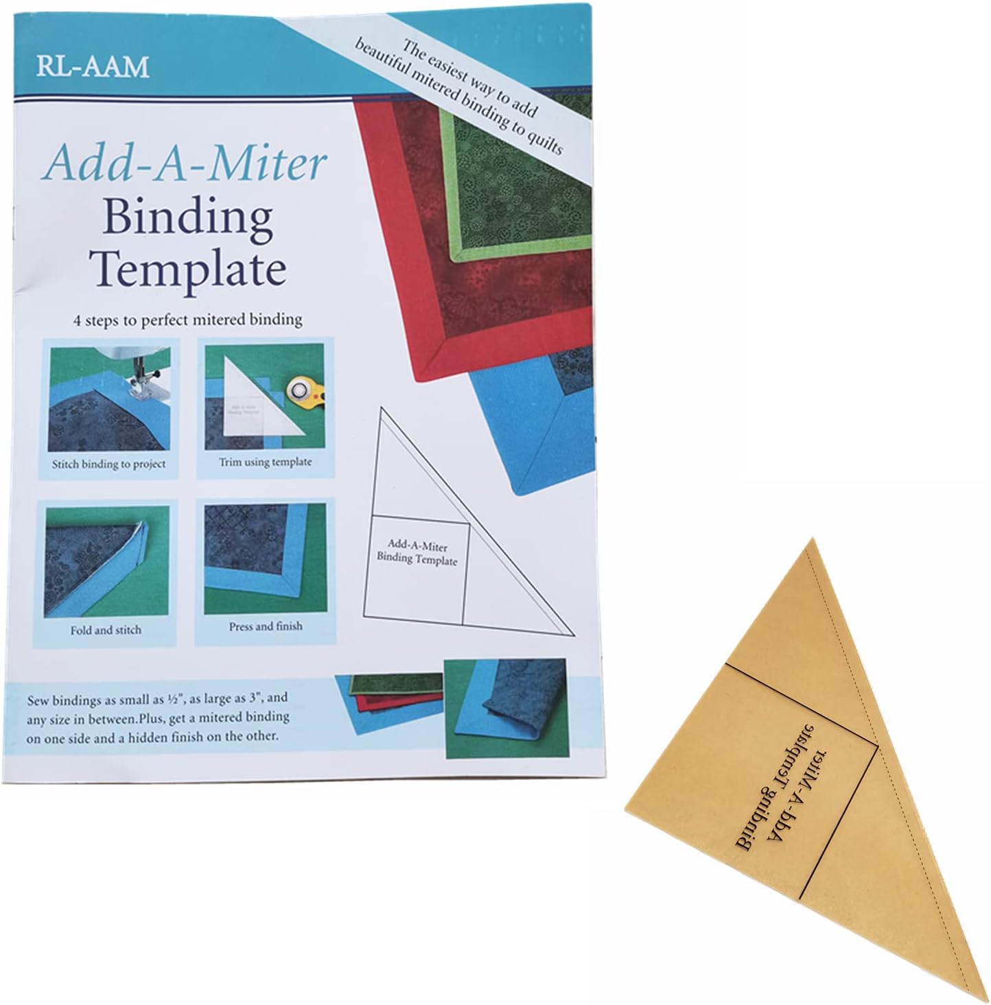Amazon.com: HONEYSEW Add-A-Miter Binding Template to Quilts