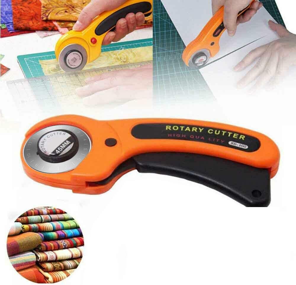 Amazon.com: 45mm Rotary Cutter Sewing Round Cutters Sewing with Scale ...