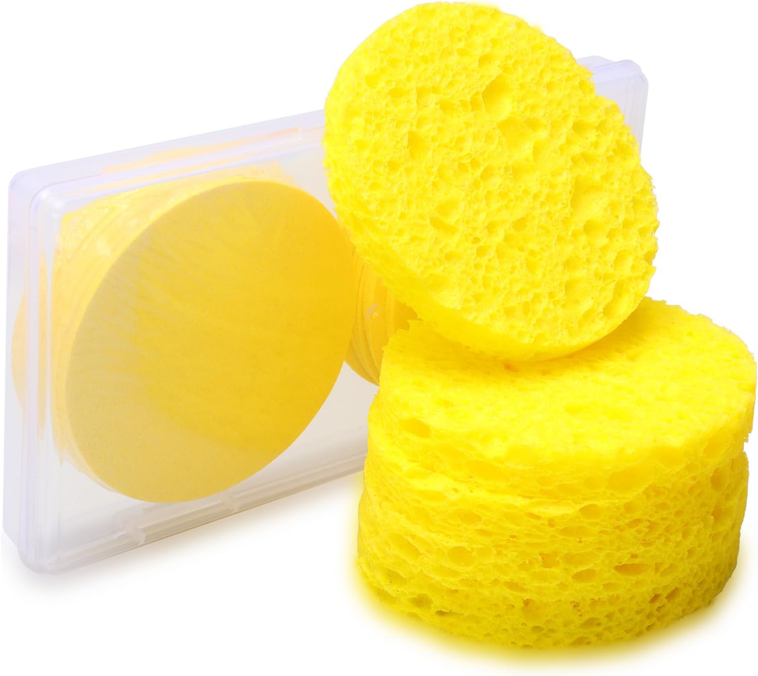 Amazon.com: MY Konjac Sponge All Natural Fiber Original Pure Facial ...