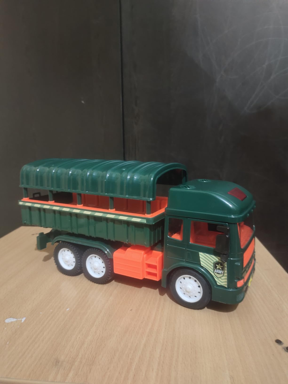 MY FIRST WHEELS Ratna's Army Truck Friction Powered Big Size Plastic ...