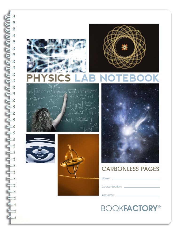 Amazon.com : BookFactory Carbonless Physics Lab Notebook - 100 Sets of ...