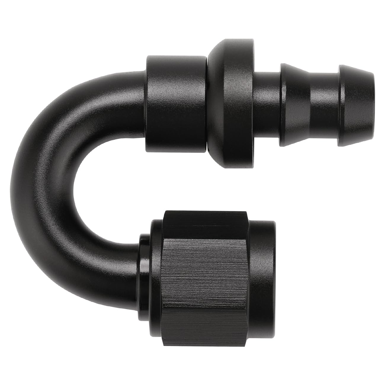 Snapklik.com : 4AN 180 Degree Push Lock Hose Fitting End Adapter ...