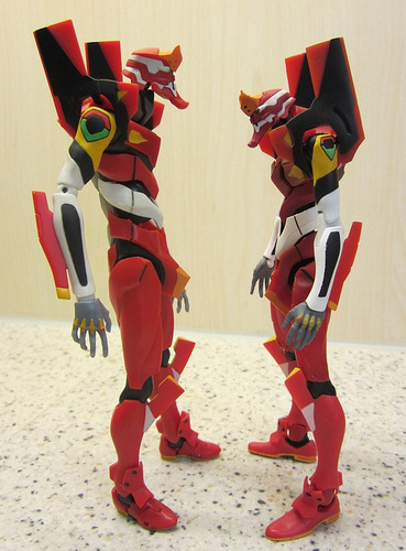 Amazon.com: Robot Spirits 052 Rebuild of Evangelion Ver. EVA-02 : Toys ...