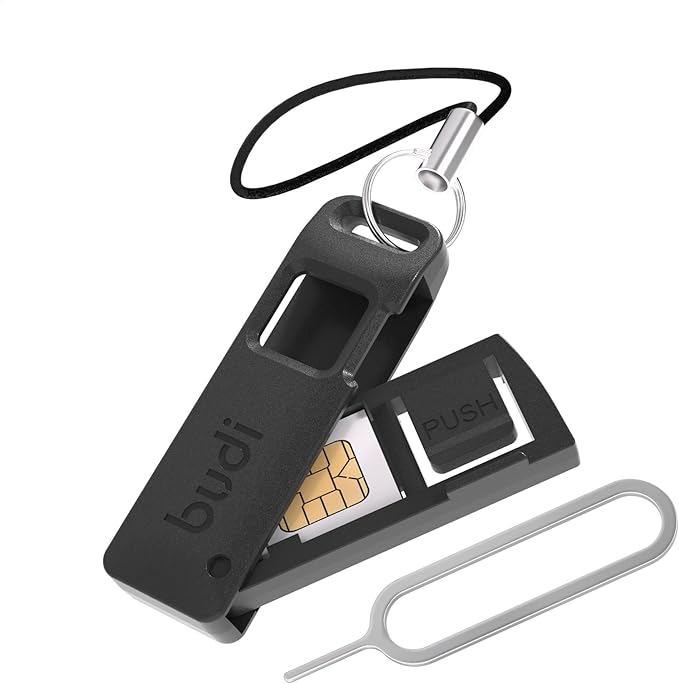 Amazon.com: BUDI Sim Card Tray Pin Eject Removal Tool Needle Opener ...