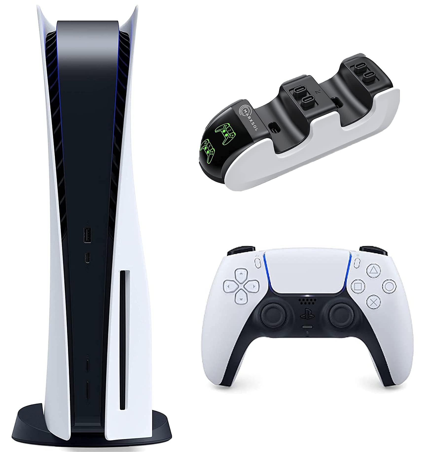 Buy 2021 Newest PS5_by_Playstation Console Disk Edition, x86-64-AMD ...