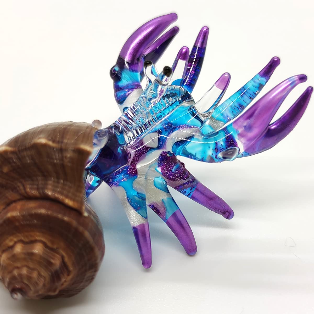 Hermit Crab Glass Shell
