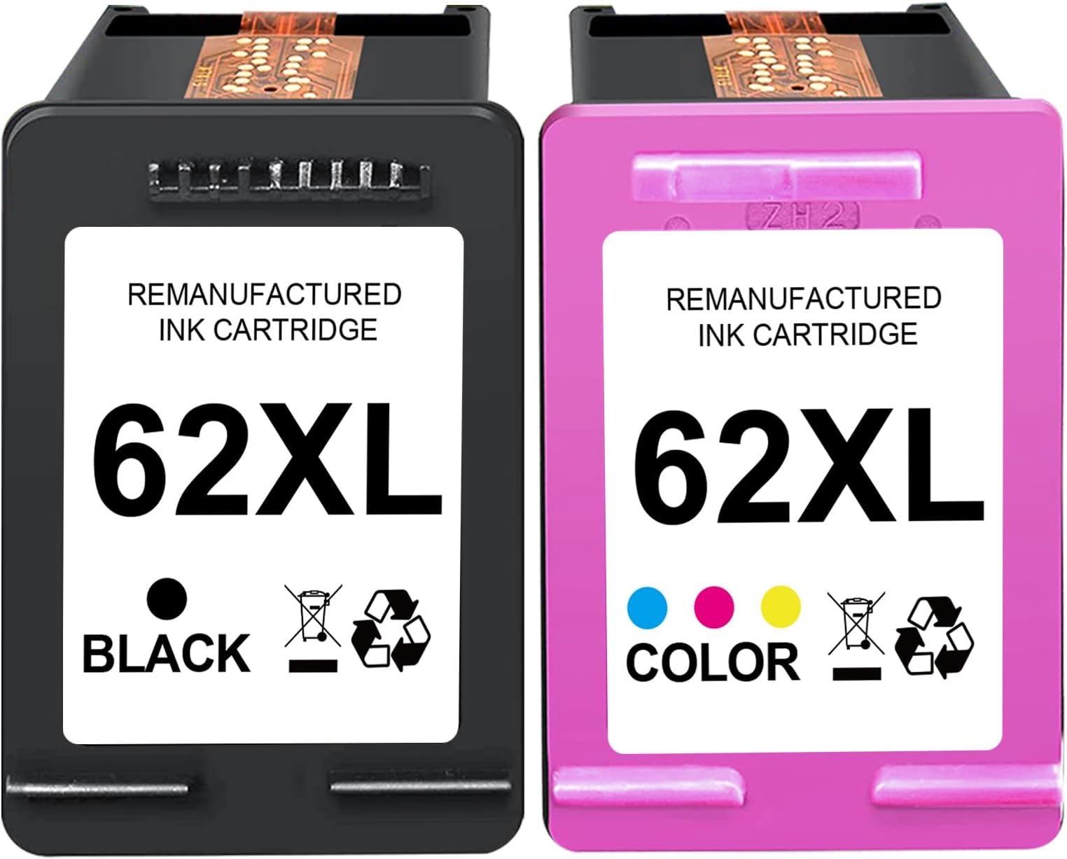 Amazon.com: Generic 62XL Ink Cartridges Combo Pack Replacement for HP ...