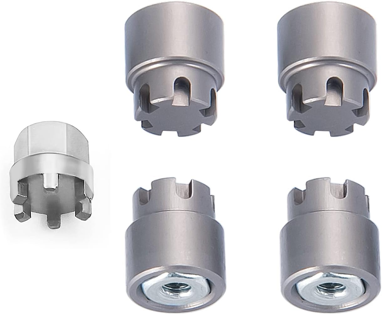 Amazon.com: 4pcs/Set M2 Wheel Nuts Aluminum Self Locking Nut for Axial ...