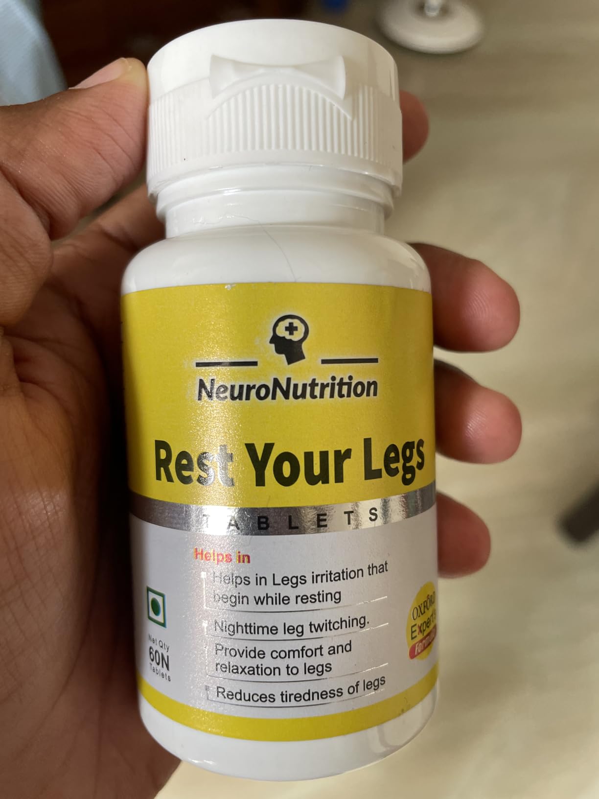 Buy Neuro Nutrition Oxford Expert's Rest Your Legs Tablets-for Restless ...