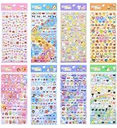 Amazon.com: Retro Puffy Aesthetic Stickers for Kids Girls Adults - Cute ...