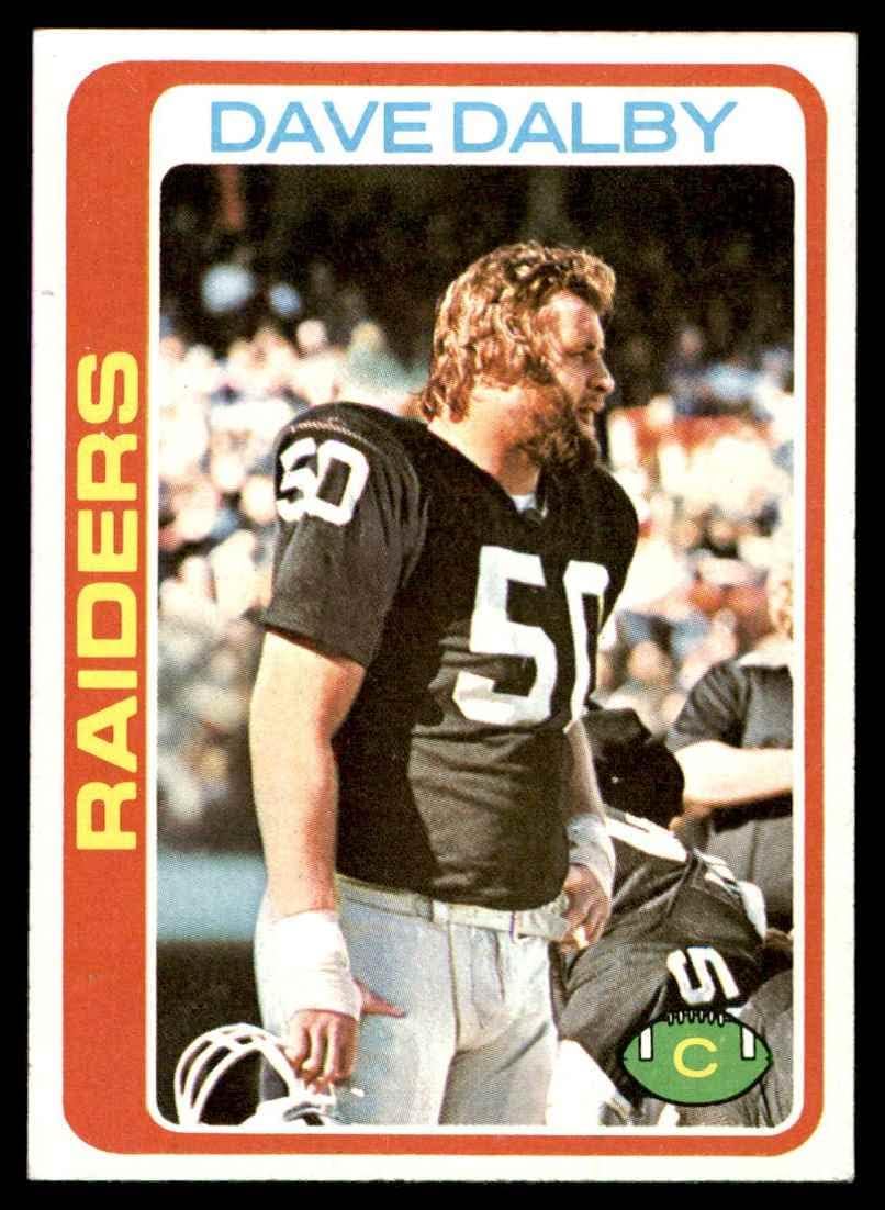 Amazon.com: 1978 Topps # 128 Dave Dalby Oakland Raiders (Football Card ...