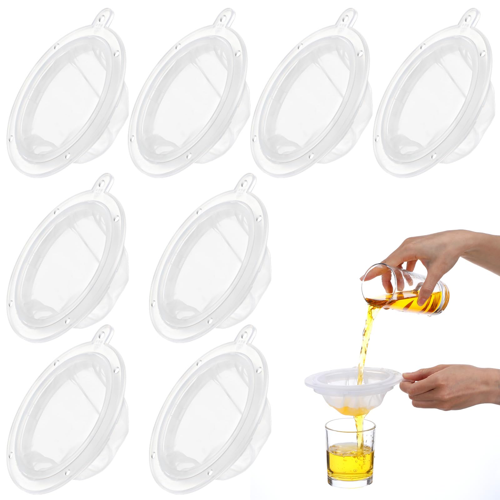 Amazon.com: 8 Pcs Filter Food Filter Strainer Sieve Fine Mesh Mesh ...