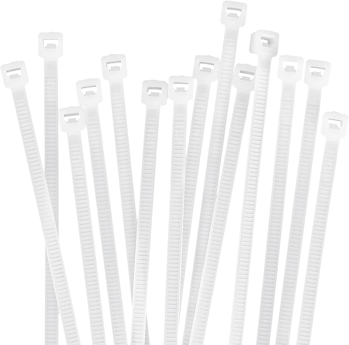 Amazon.com: Sohalejr 250 Pack Zip Ties 8 inch Clear Cable Tie Wraps 50 ...