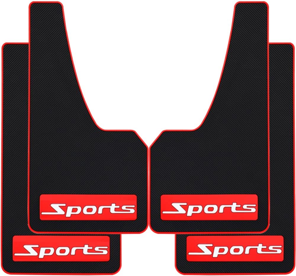 Amazon.com: YANN 2 Pcs Car Mud Flaps Fender Splash Guards Flexible Mud ...