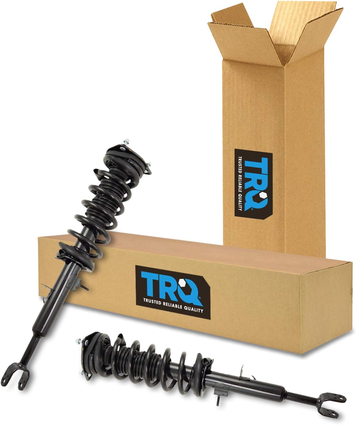 Amazon.com: TRQ Front Loaded Complete Shock Strut & Spring Assembly 2 ...