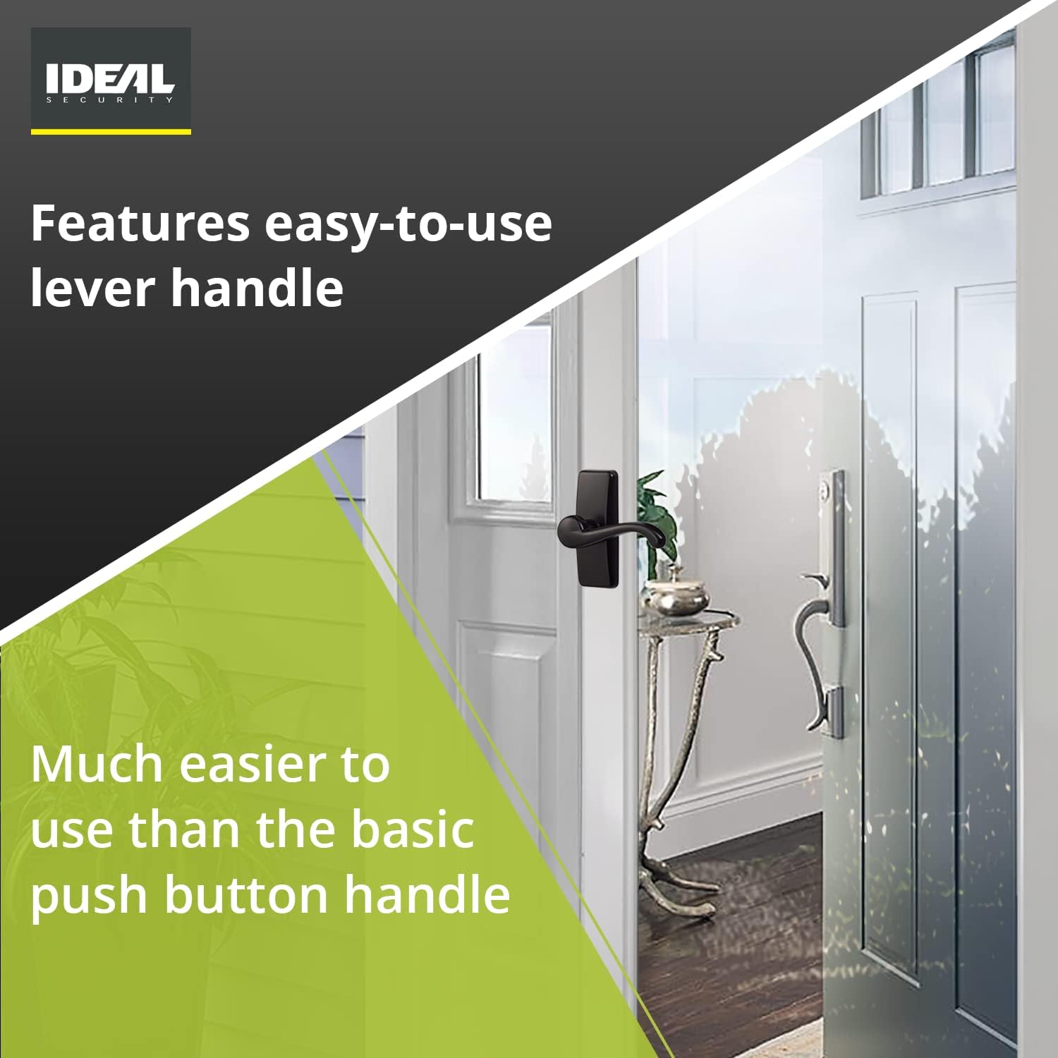 Buy Ideal Security Door Lever with Deadbolt Lock for Storm and Screen ...