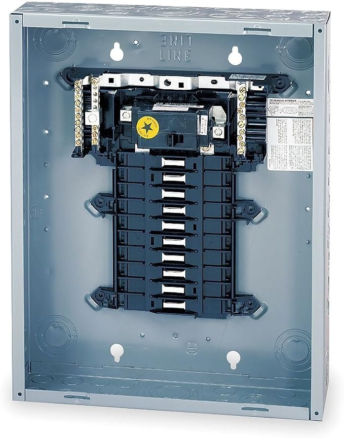 Load Center, CB, 100A, 120/240VAC, 1Ph - Electrical Boxes - Amazon.com