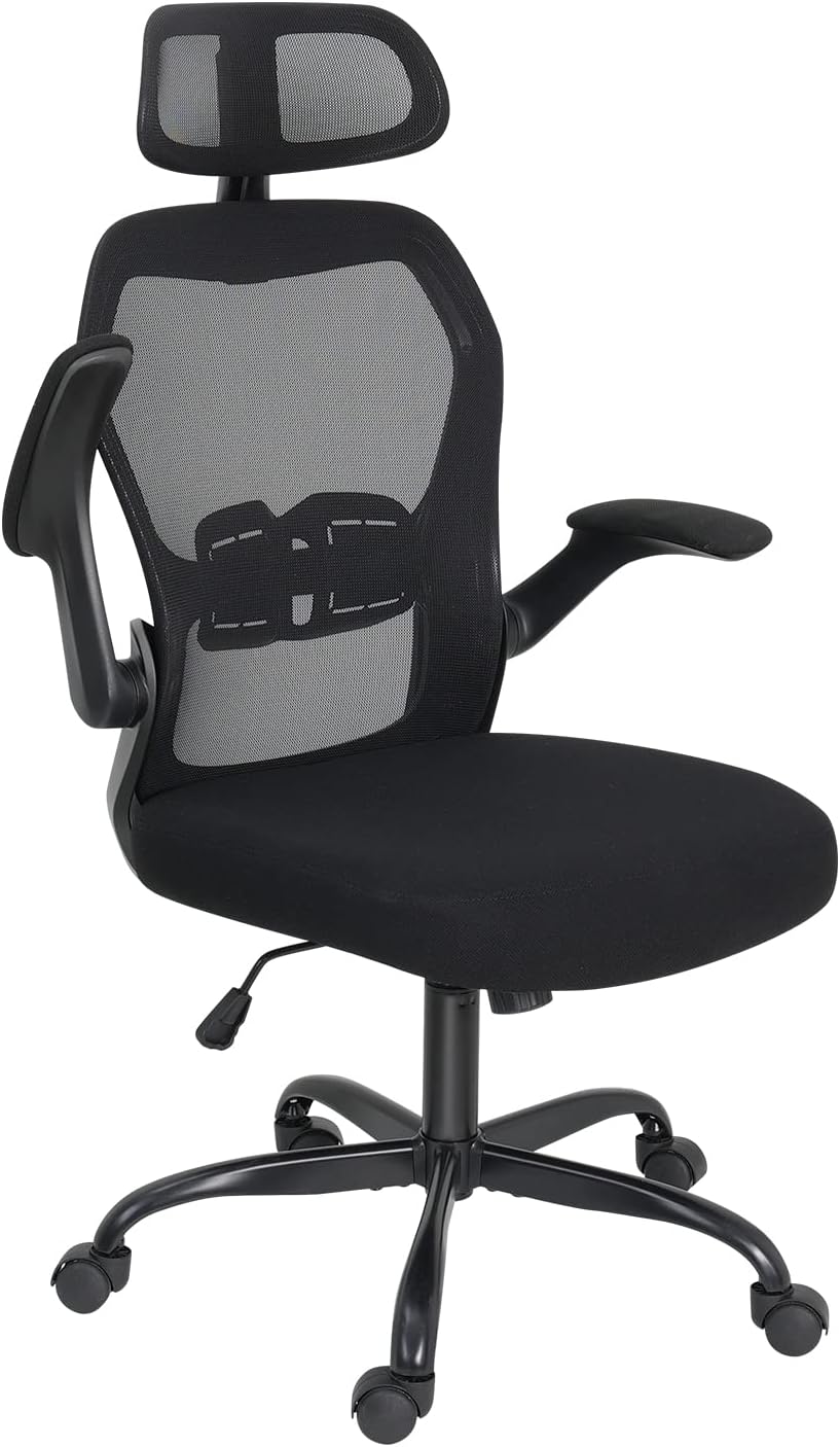 COSTWAY 400LBS Big and Tall Mesh Office Chair, Height Adjustable ...