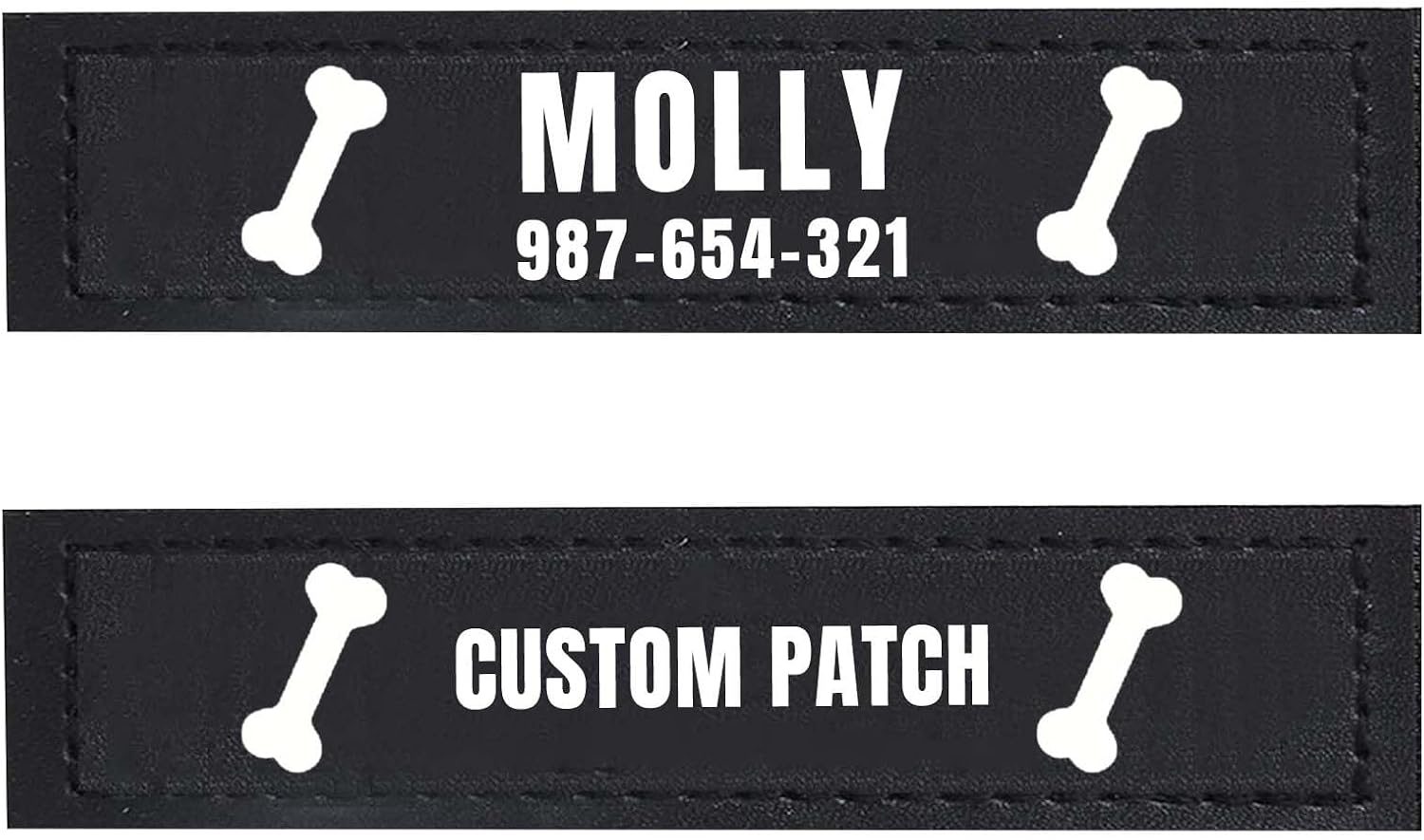 Amazon.com: LOFART Custom Name Patches for Dog Harness Or Collar ...
