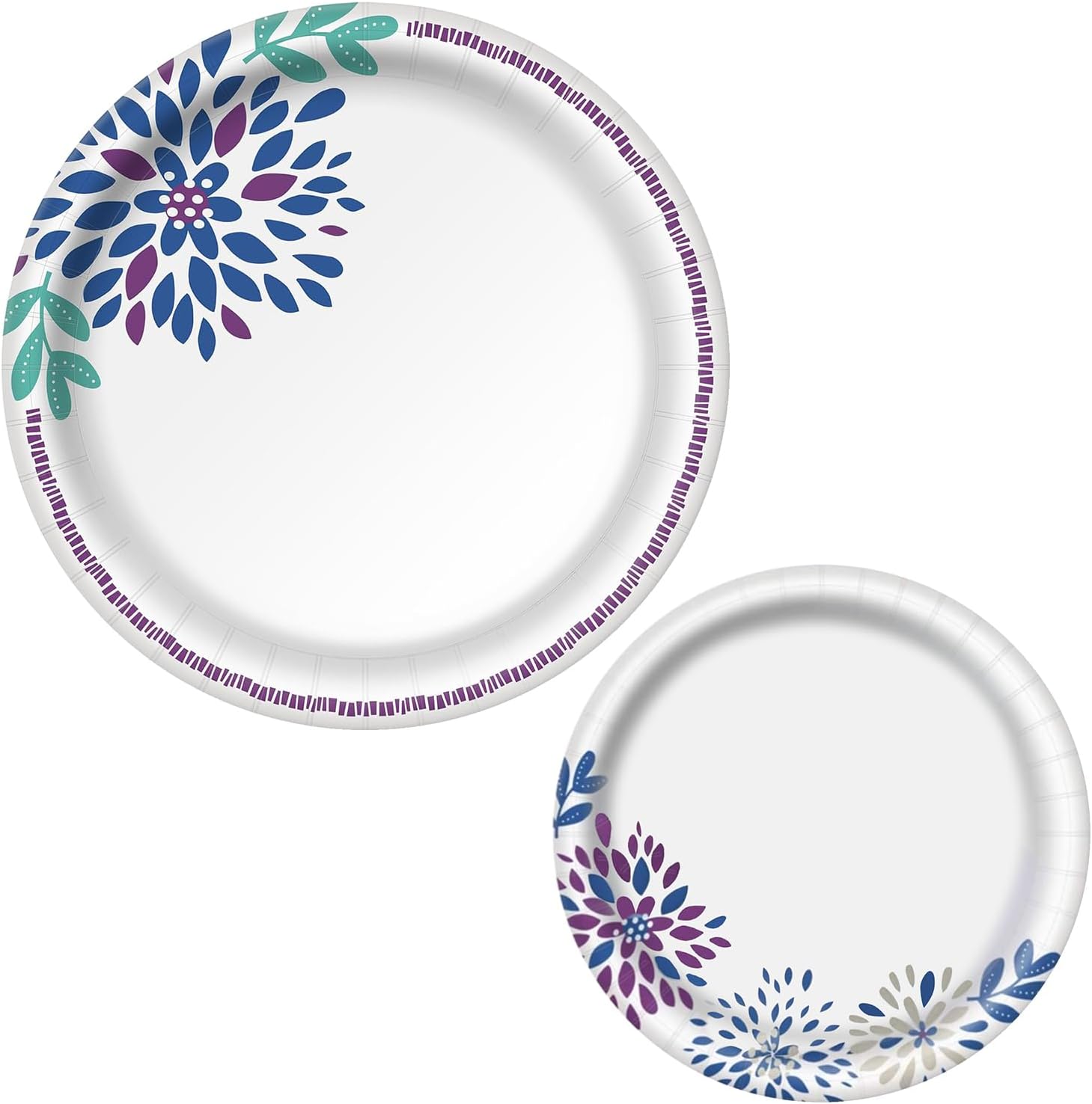 Amazon.com: Dixie Everyday Paper Plate Bundle, Large and Small, Dinner ...