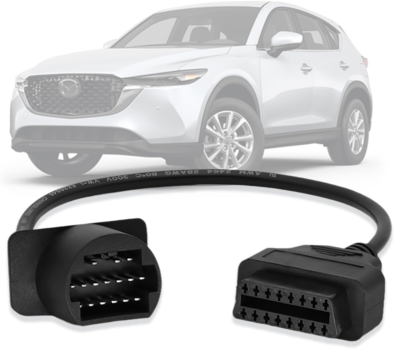 OBD2 Adapter for Mazda 17 Pin OBD1 to 16 Pin OBD2 Philippines | Ubuy