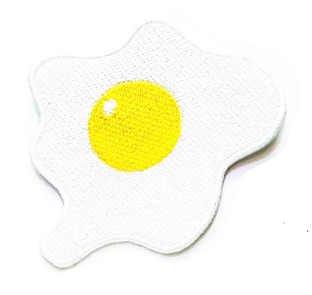 Amazon.com: Nipitshop Patches Breakfast Fried Egg Sunny Fast Food ...