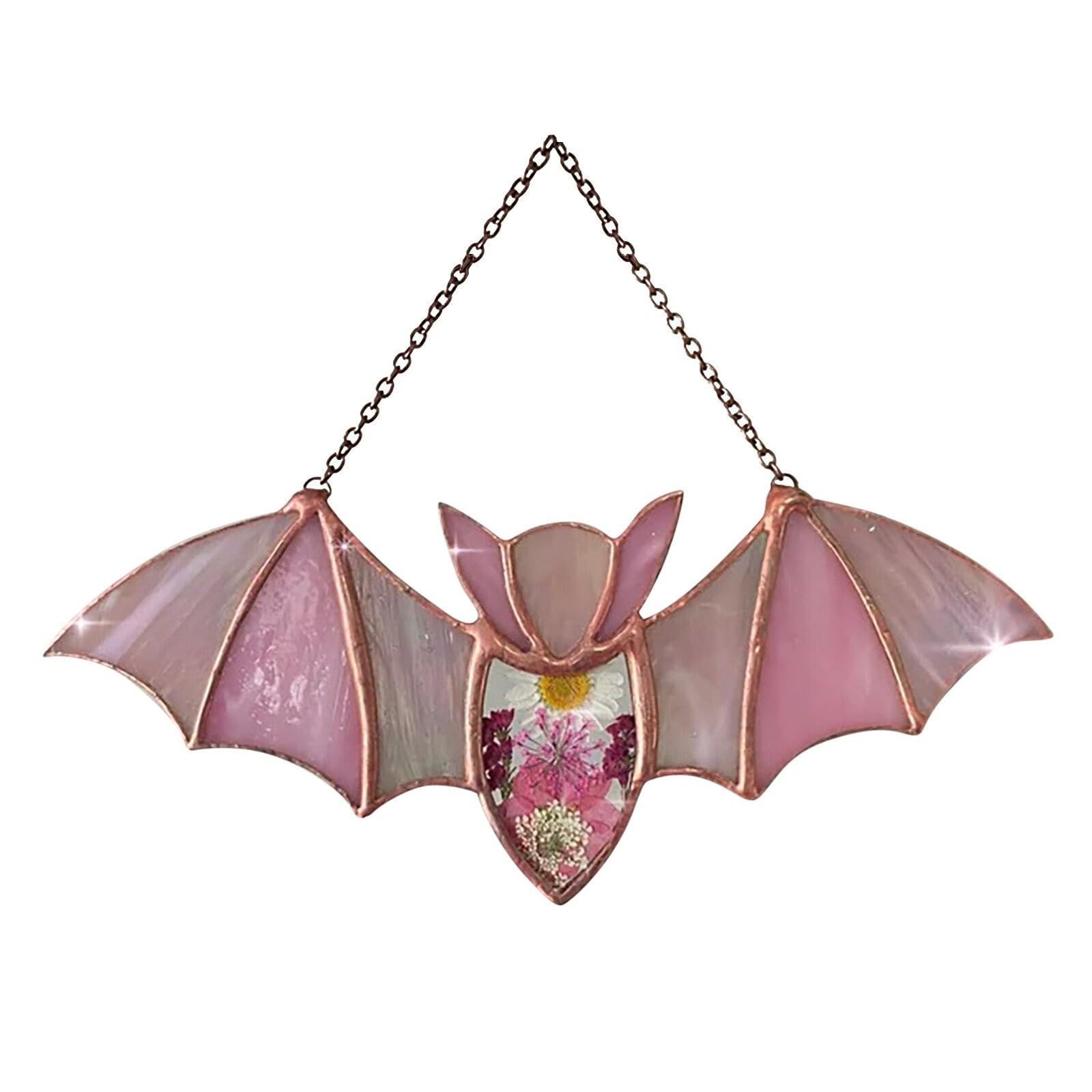 Amazon.com: Colorful Acrylic Bat Decoration Window Hanging Suncatcher ...