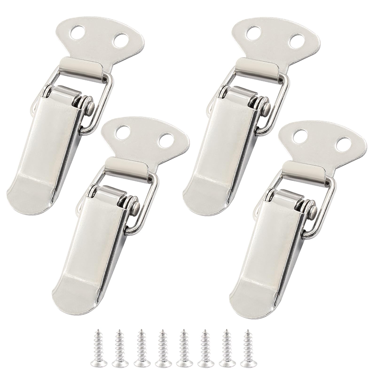 Hitefu 4 Pcs 90 Degree Spring Loaded Toggle Latch, 201 Stainless Steel ...