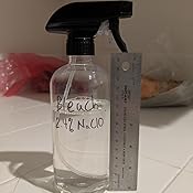 Amazon.com: EPAuto Heavy Duty Chemical Resistant Spray Bottles with Sprayer (16 oz), Clear, 3 ...