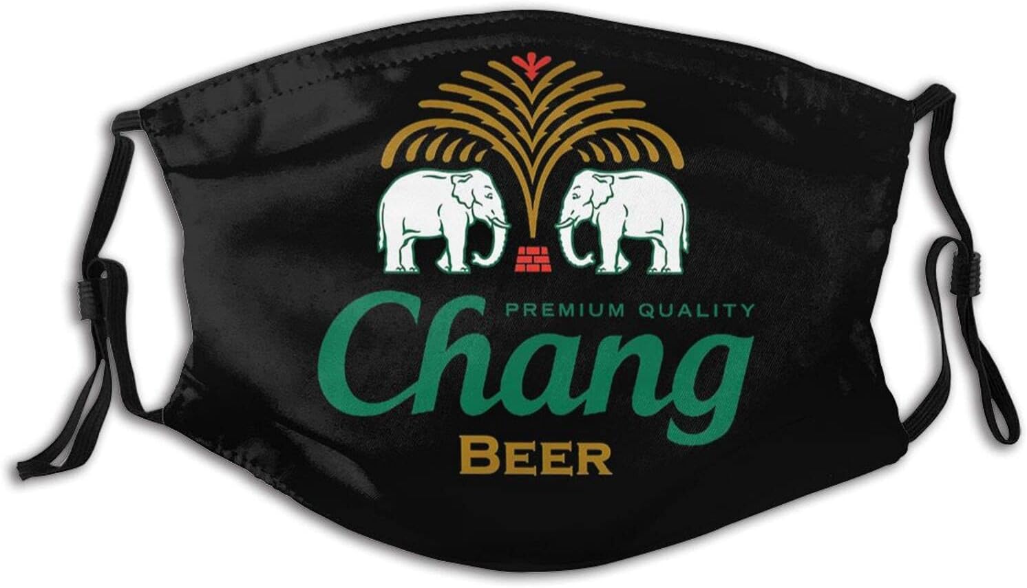 Amazon.com: Thailand Chang beer bottle label เบียร์ ช้าง Dust mask ...