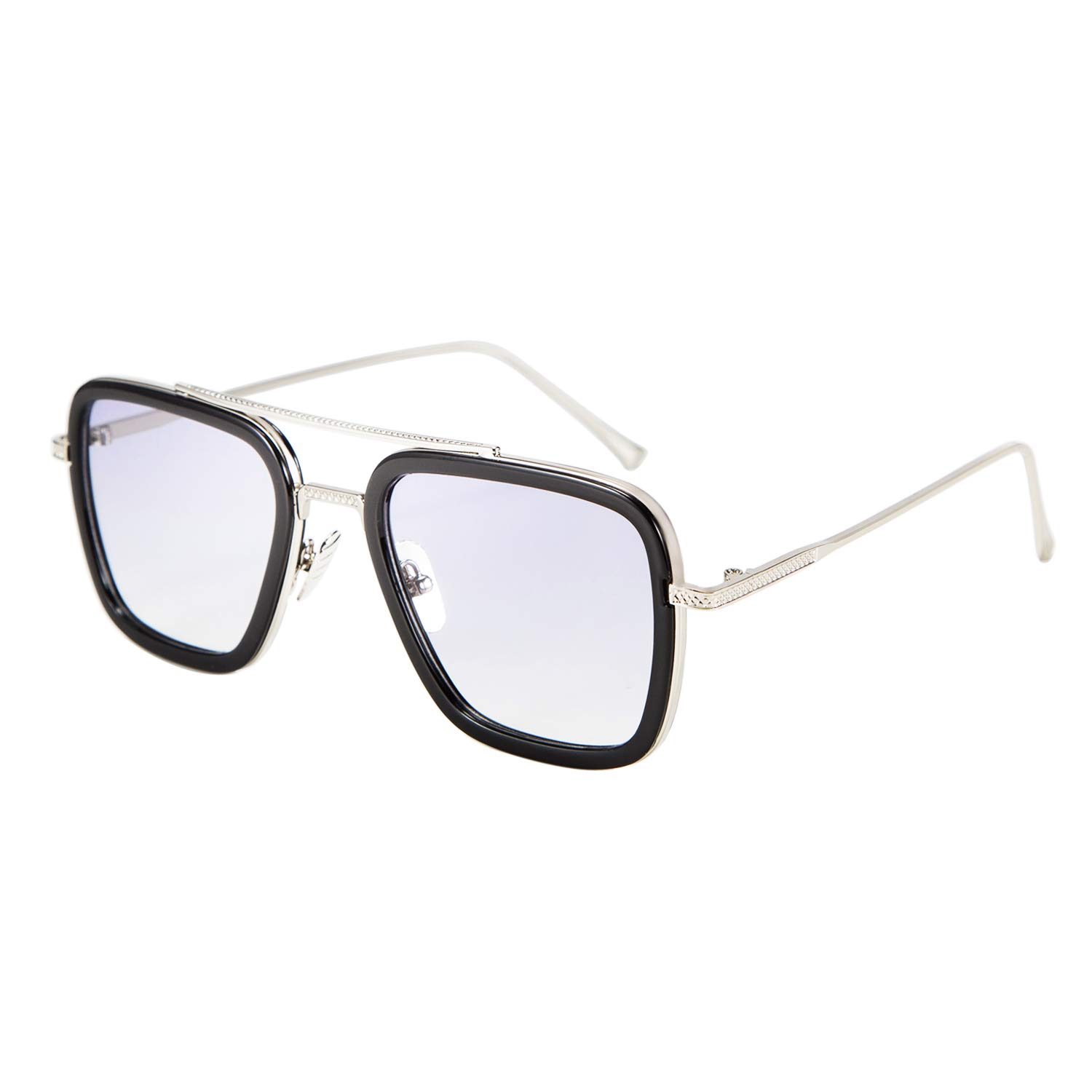 FEISEDY Retro 70s Pilot Sunglasses Tony Sunglasses Trendy Women Square ...