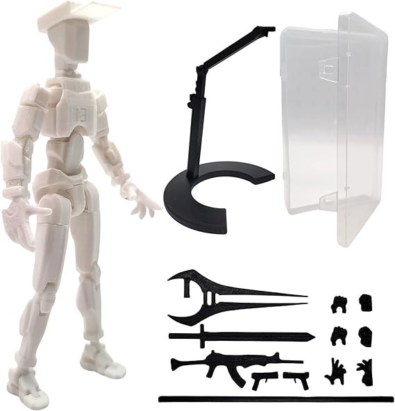 Amazon.com: Assembled T13 Action Figure with Stand, 3D Printed Dummy 13 ...