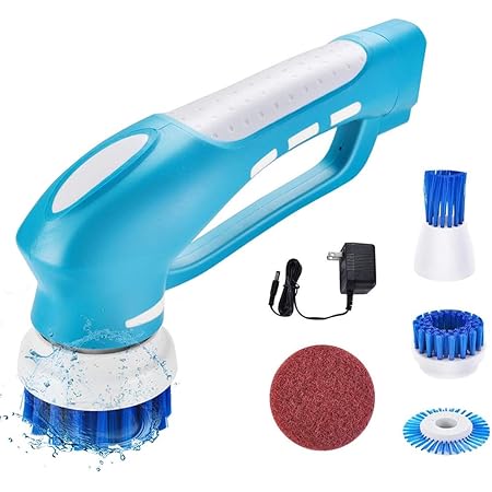 Amazon.com: PowerDoF Electric Spin Scrubber Scrub Brush Shower Scrubber ...