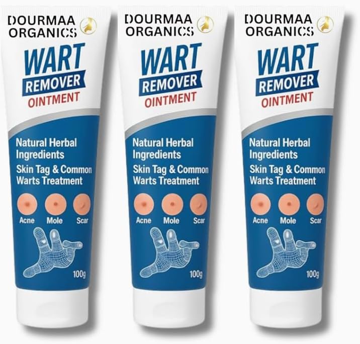 Dourmaa Organics Natural Wart Remover Cream – Herbal Treatment for Skin ...
