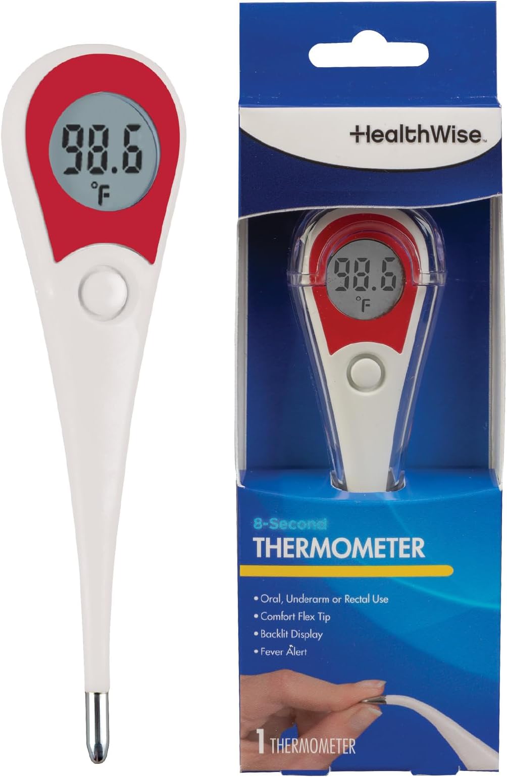 Amazon.com : Safety 1st Quick Read 2-In-1 Thermometer, One Size, Blue ...