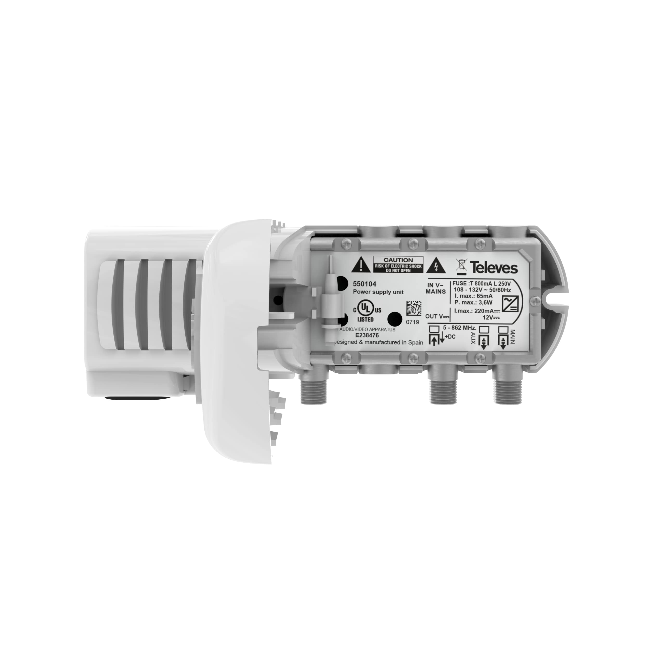 Televes DATBOSS LR Mix Hi-VHF UHF Long Range Antenna with 5G Filter 75 ...