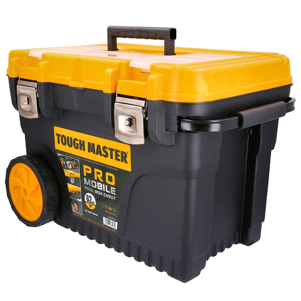 Large Tool Box On Wheels 24 Inch 62cm Professional Heavy | Desertcart ...