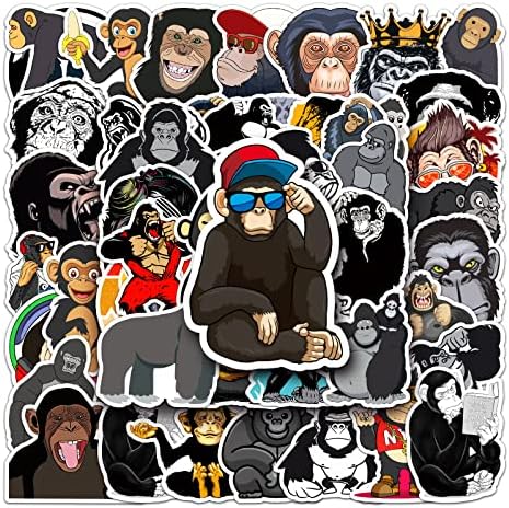 Amazon.com: 50 Pcs Cute Cartoon Sticker-Waterproof Vinyl Decals ...