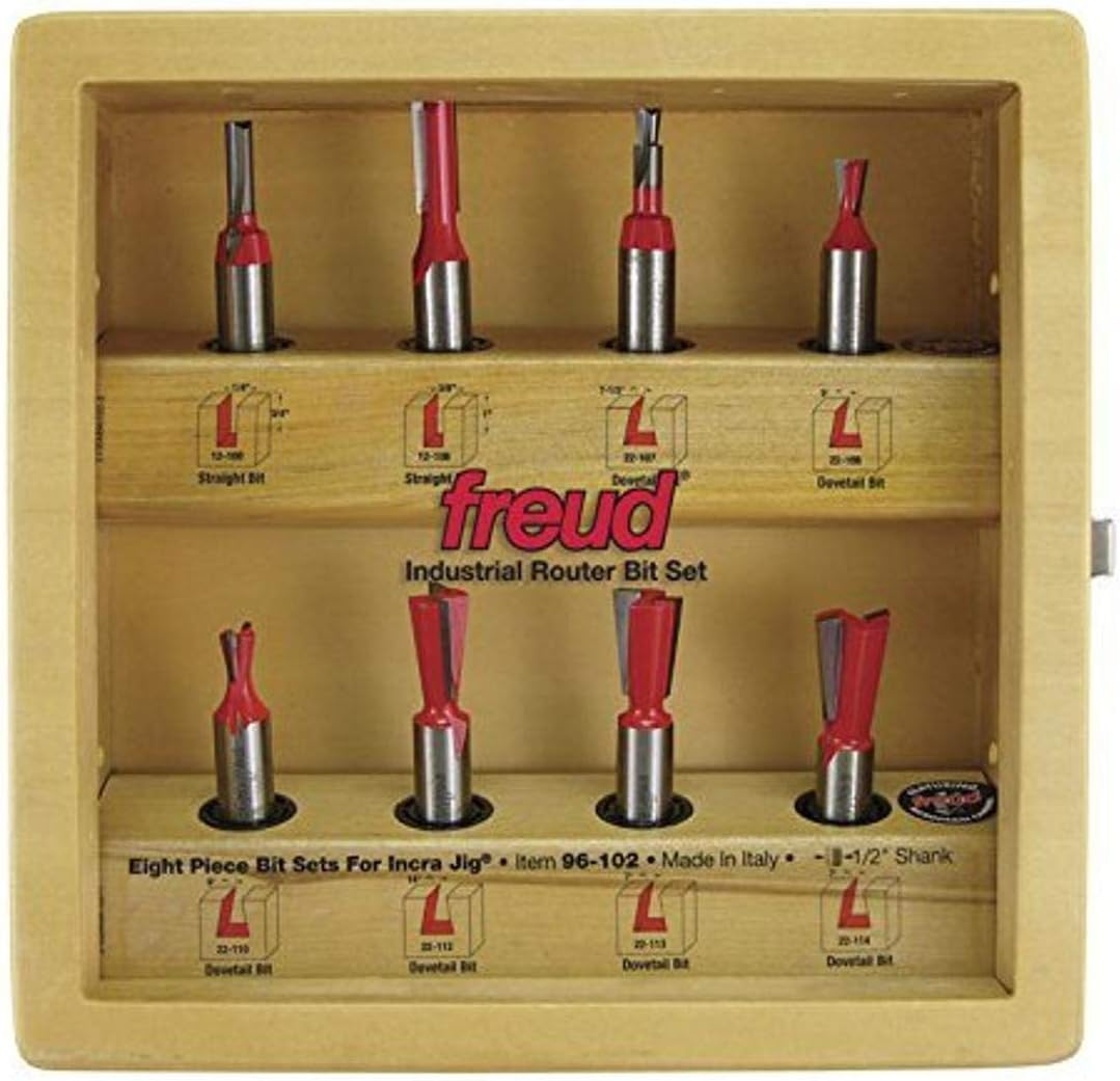 CMT 80005 5Piece Straight Router Bit Set 1/4" Shank - Amazon.com